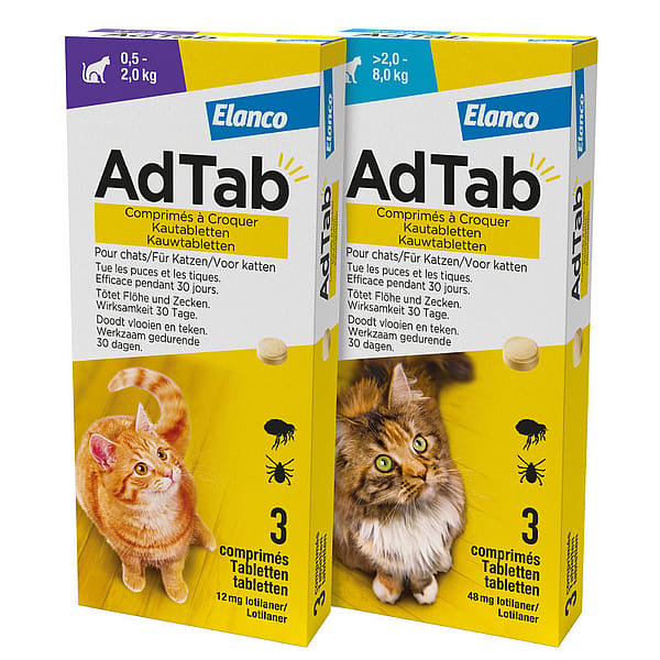 AdTab Hond 3 tabletten | 1.3 - 2.5 kg | 13414