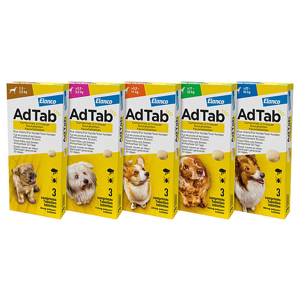 AdTab Hond 3 tabletten | 1.3 - 2.5 kg | 13414